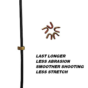 Sanlida Dragon X8 and Dragon X9 Compound Bow Replacement String and Cable Kit 16 Strands Made of BCY D97