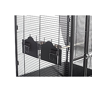 Prevue Pet Products 3352BLK Park Plaza Bird Cage, Black Hammertone, Large