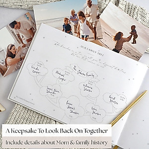 Pregnancy Journal For First Time Moms - Keepsake Memory Book Pregnancy Photo Journals - 40 Weekly Calendars Milestone Journey - 200 Page Baby Book Mom Gifts - Space For Ultrasound Photos & Tracking