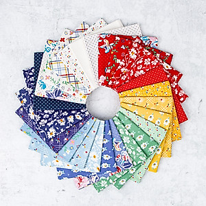 American Jane Always in Season 10" Stacker 42 10-inch Squares Layer Cake Riley Blake 10-15100-42