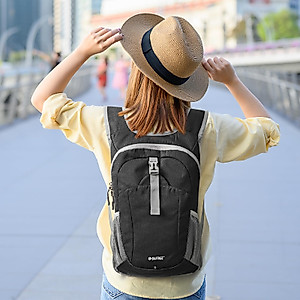 G4Free 12L Hiking Backpack, Lightweight Small Hiking Daypack for Outdoor Travel Mini Foldable Shoulder Bag