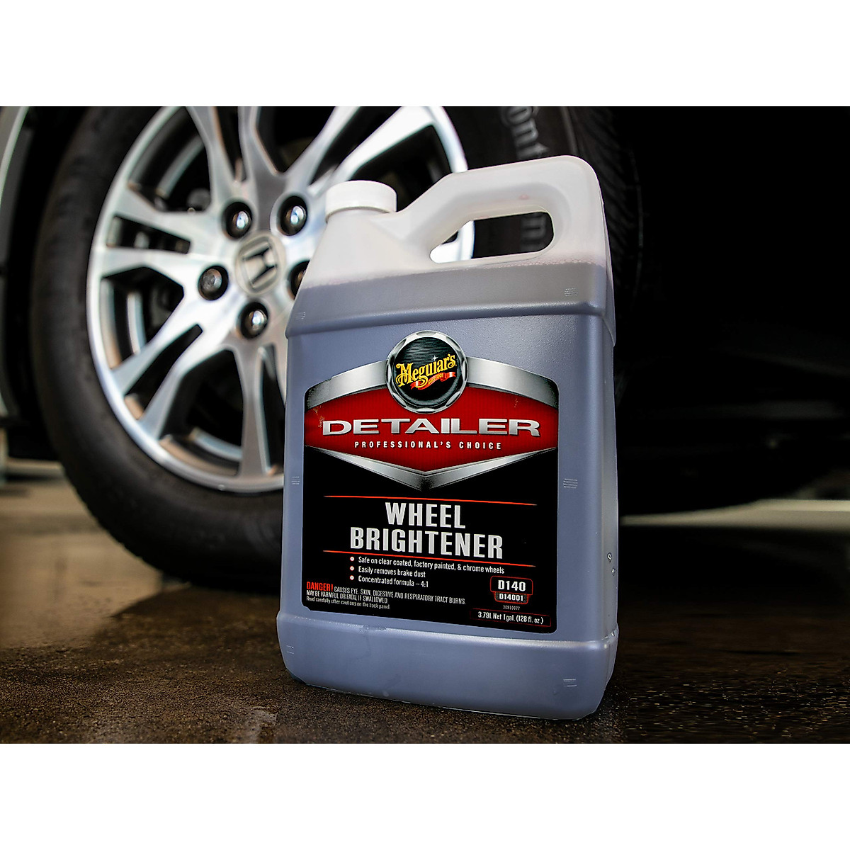 Meguiar's D14001 Wheel Brightener, 1 Gallon