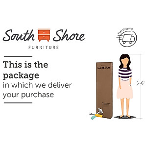 South Shore Ulysses 4-Drawer Chest, Winter Oak