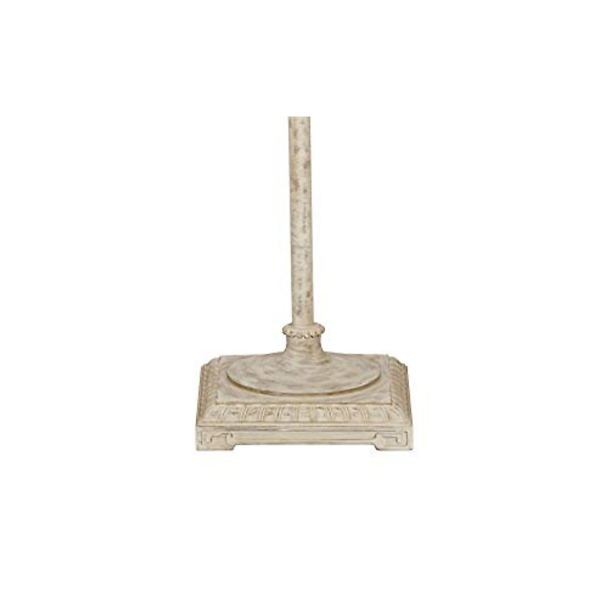 Catalina 22798-000 Rustic Farmhouse Faux Wood Urn Floor Lamp, 59", Distressed White