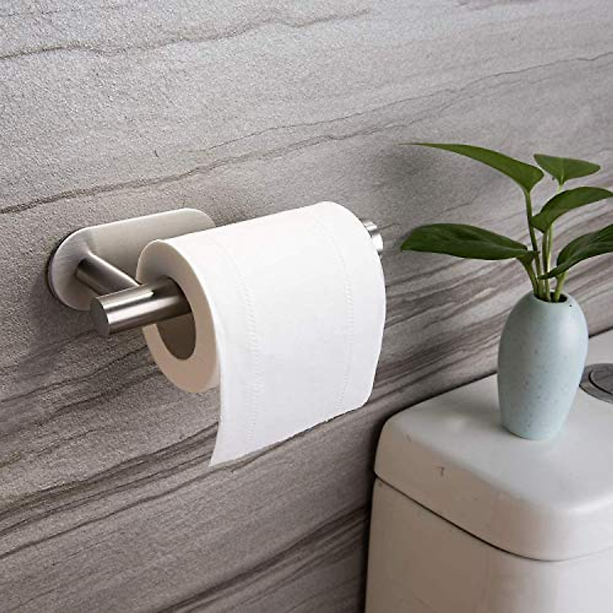 YIGII Hair Tool Organizer Wall Mount + Toilet Paper Holder Stand