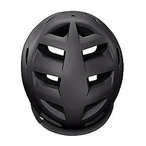 Bern Allston Adult Bike Helmet - Low Profile Comfortable Ventilated Urban Commuter Urban Cycling Helmet for Bicycle, Safety Certified for Men & Women(Matte Black, Large)