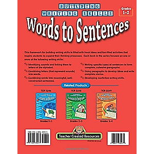 Building Writing Skills: Words to Sentences: Words to Sentences