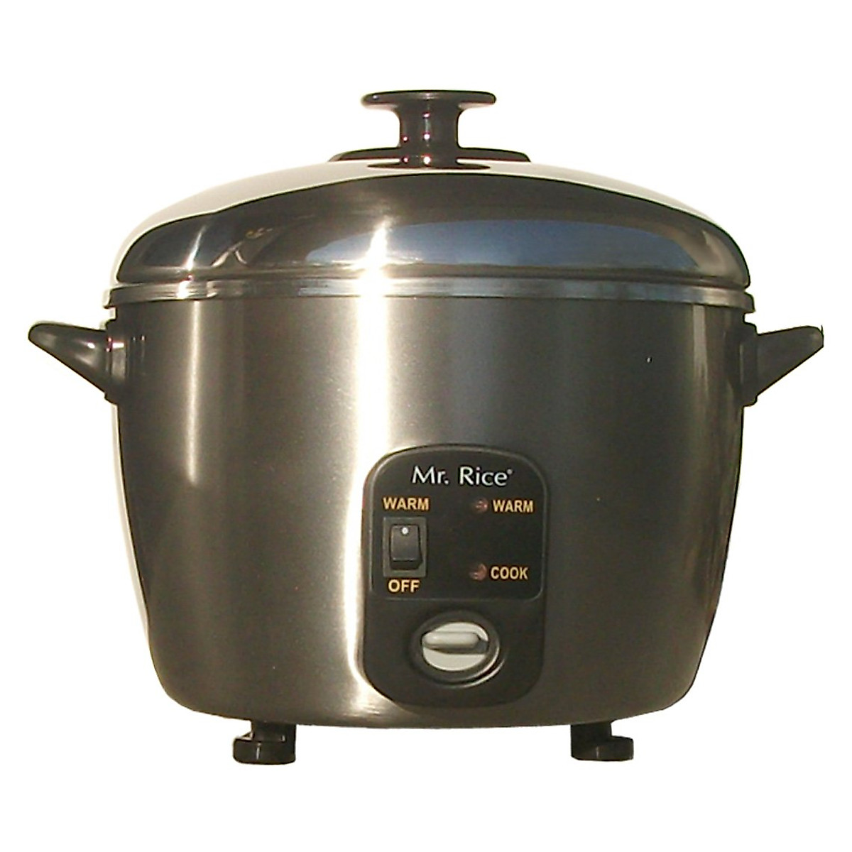 3 Cups Stainless Steel Cooker and Steamer with Stainless Steel Inner Pot