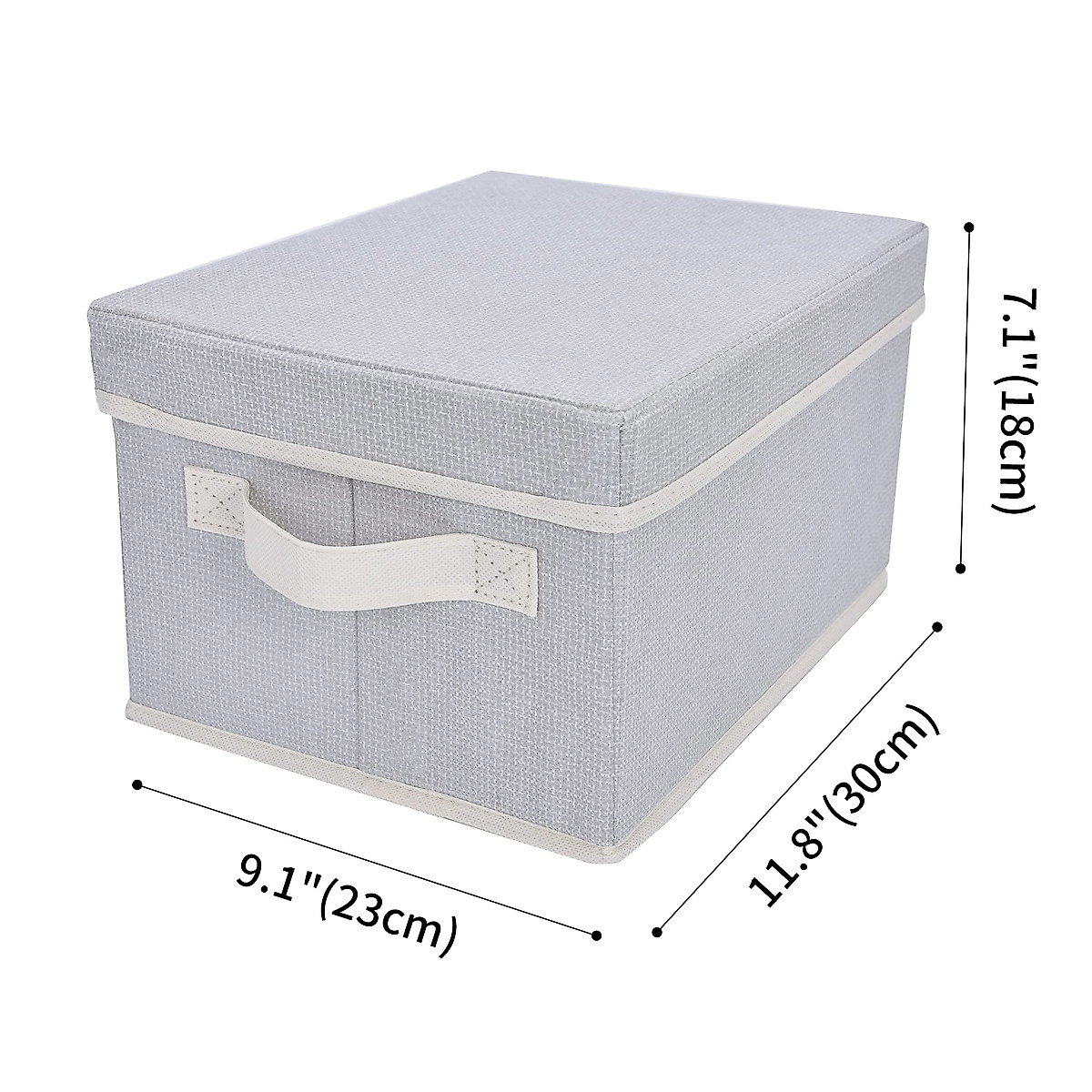 GRANNY SAYS Bundle of 3-Pack Storage Bins with Handles & 1-Pack Hanging Storage Shelves