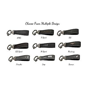 Alcantara - Suede Japanese JDM Car Keychain Fob for Toyota GR Land Cruiser Supra Hilux 86 Corolla Cross - Men & Women