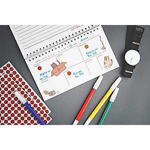 Royal Green Kids Colored Round Dots 3/8 “ inch 8 Colors - 32 Sheets - 10mm - Arts, Crafts, Fun and Games Stickers - 4832 Pack