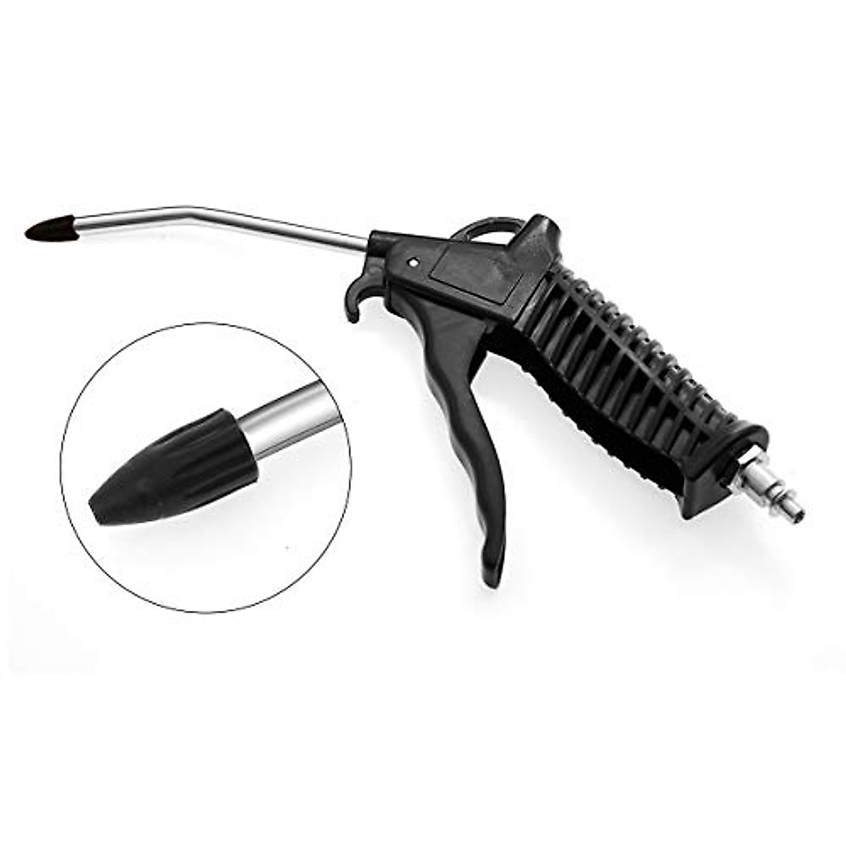 Sunxenze Air Duster Blow Gun with 5 Meter Long Coil PU Air Hose,Air Tank Blow Gun Kit,Black