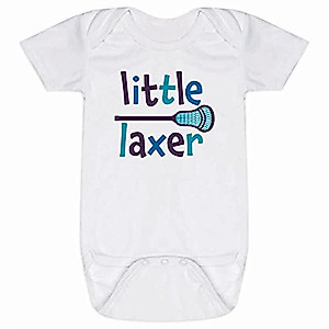 ChalkTalkSPORTS Lacrosse Baby & Infant One Piece | Little Laxer | Bodysuit Small