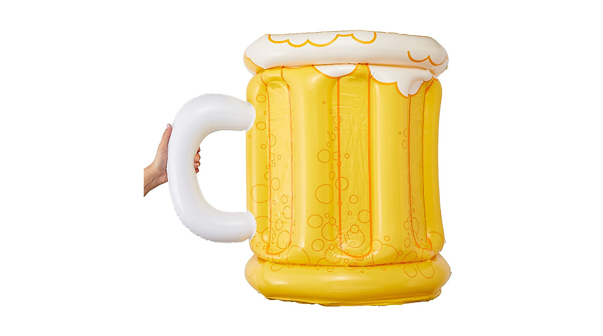 Inflatable Beer Mug Cooler for Summer Parties