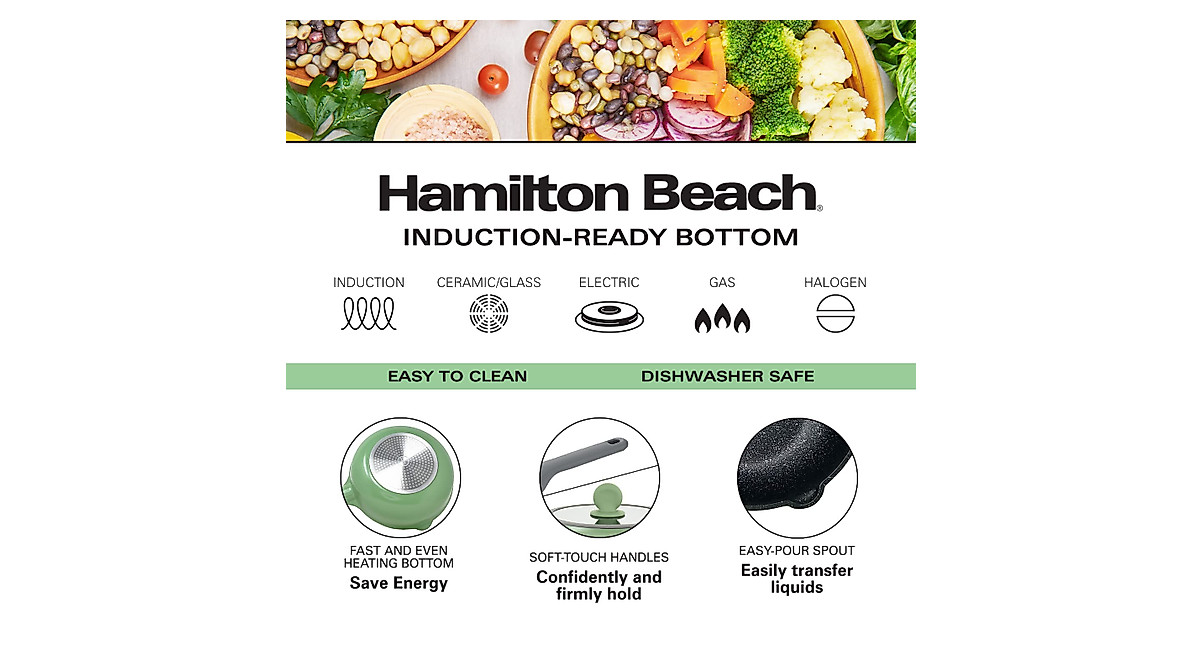 Hamilton Beach 5.5 Quart Dutch Oven - Versatile Cooking