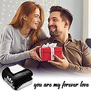 SKYFLUSH Mr. Right Mrs. Always Right Blanket,Wedding Engagement Gifts for Husband Wife Newlywed Couples Bride Groom Anniversary Bridal Shower