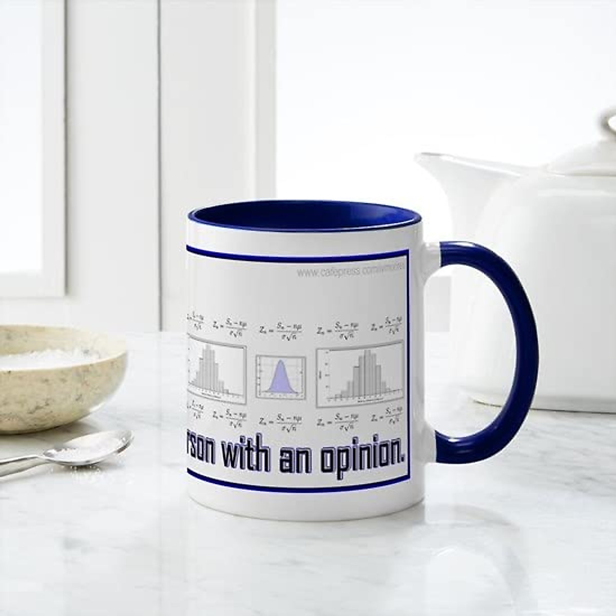 CafePress Without Data. Mug Ceramic Coffee Mug, Tea Cup 11 oz