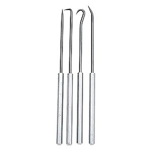 Ullman - PH-4 PH 4 Hook and Pick Set - High Carbon Polished Steel Hand Tools with Aluminum Handles. Workshop Tools