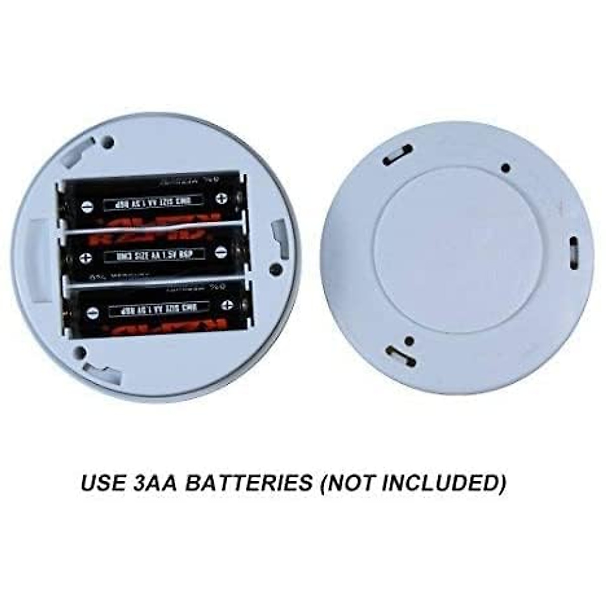 WRalwaysLX 2pack Remote Control LED Cabinet Push Light Cool/Warm Adjustable Night Light, Used by 3x1.5V AA Batteries (Not Included) for Kitchen Under Cabinet Lighting,Closets, Cabinets…