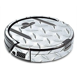 MightySkins Skin Compatible with Shark Ion Robot R85 Vacuum - Diamond Plate | Protective, Durable, and Unique Vinyl Decal wrap Cover | Easy to Apply, Remove, and Change Styles | Made in The USA