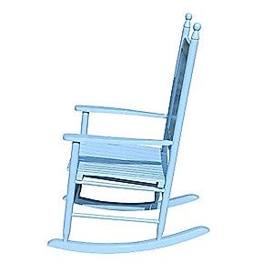 Aoyom Relax in Style with Our Beautifully Designed Rocker Chair - Perfect for Balconies, Porches, and More (Blue)