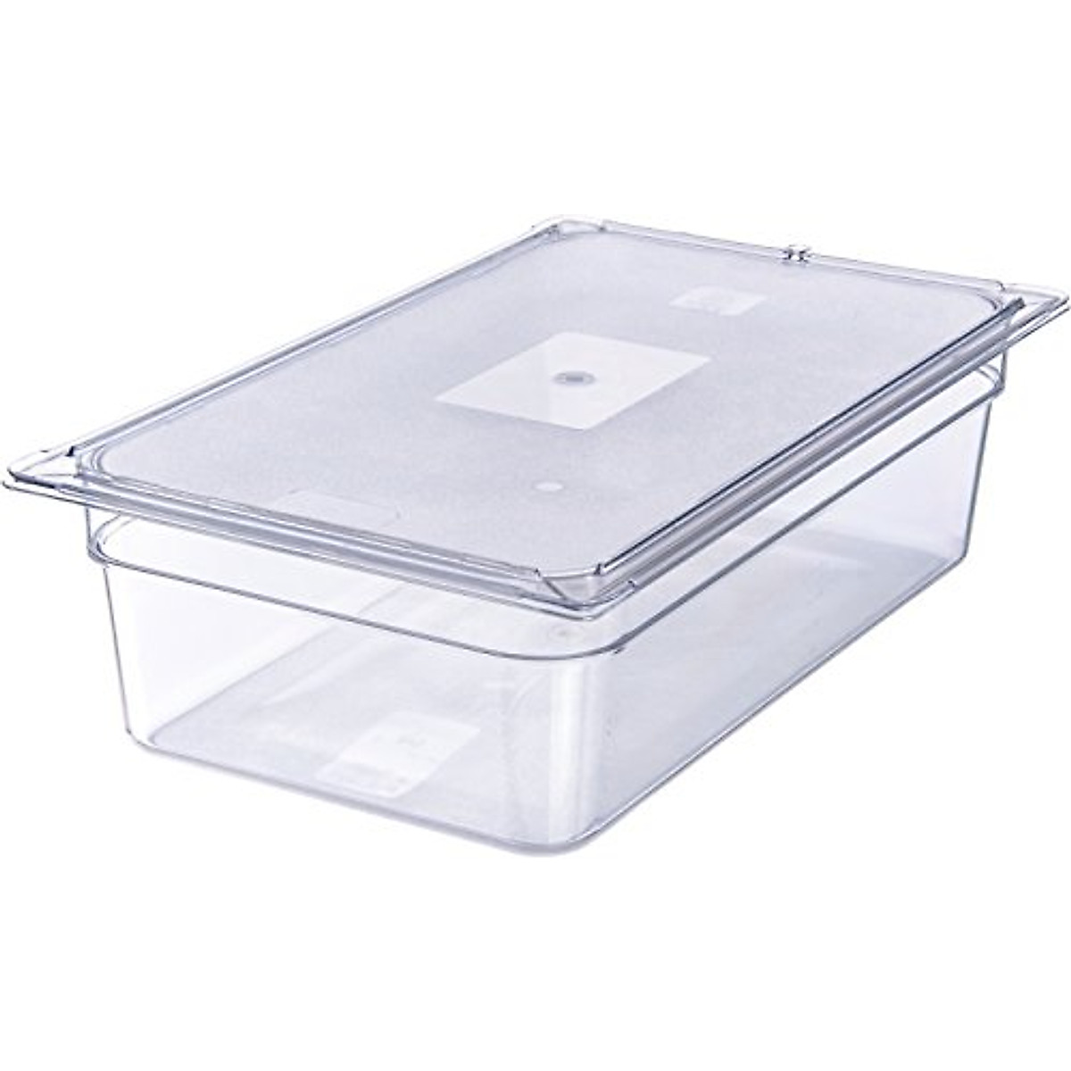 Carlisle FoodService Products 10216U07 StorPlus Full Size Polycarbonate Universal Flat Surface Food Pan Lid, Clear
