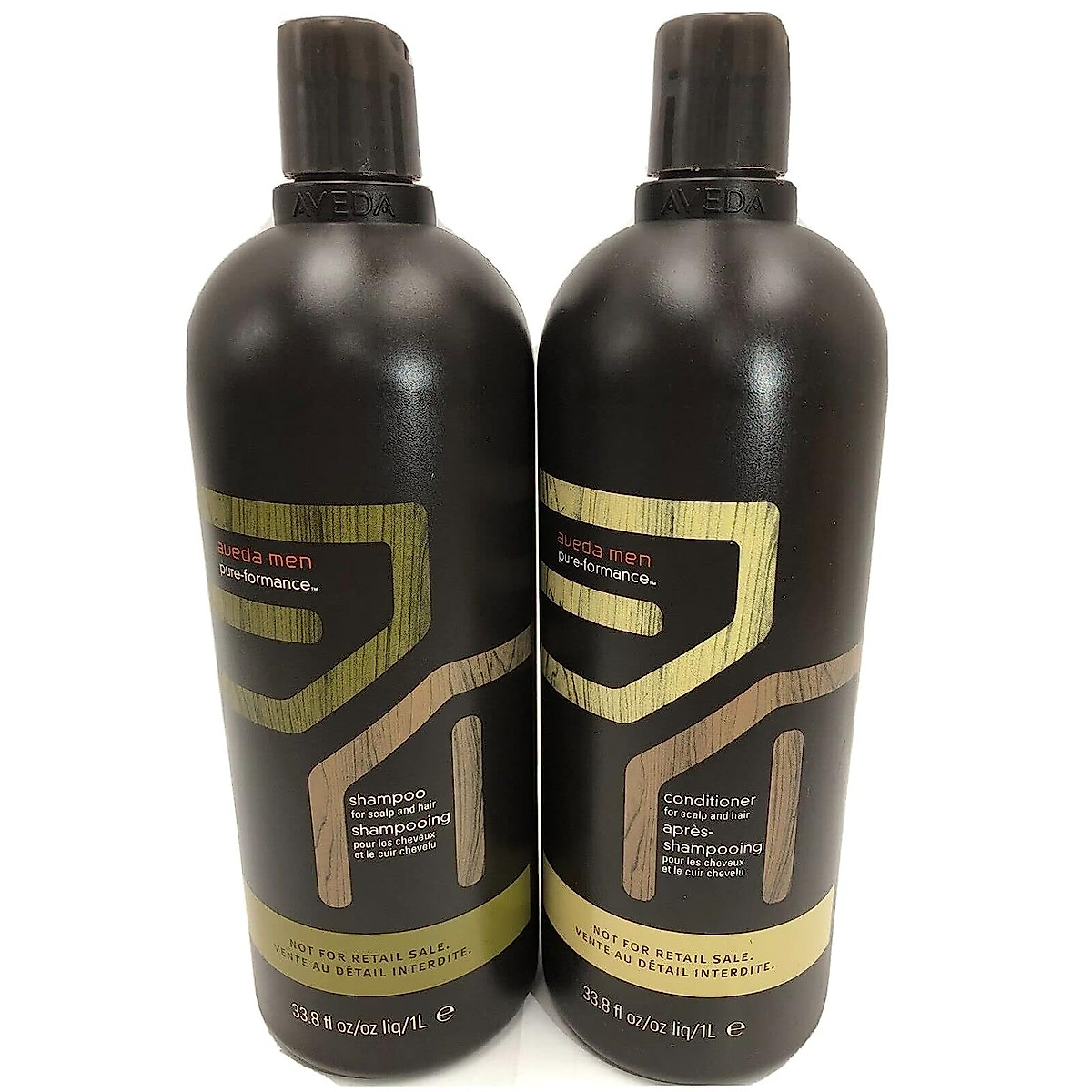 Aveda Men Pure-Formance Shampoo & Conditioner Liter Set 33.8 oz