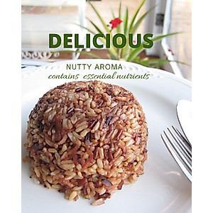 Organic Mixed Rice - 3 Kinds of Thai Rice Medley: Brown Jasmine, Black Jasmine Riceberry, and Red Jasmine - High Fiber Gluten Free Superfood 2 LB