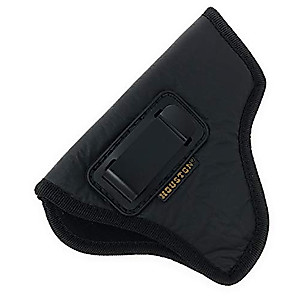 IWB Revolver Holster by Houston - ECO LEATHER Concealed Carry Soft - Suede Interior for Maximum Protection - FITS: Revolvers K, L, M & N Frames - Taurus Judge - 5 & 6 Shots - 2.5" to 3" Barrel (Right)