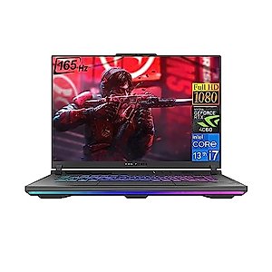 ASUS ROG Strix G16 Gaming Laptop 2023 Newest, 16" FHD 165Hz Display, GeForce RTX 4060, Intel Core i7-13650HX (14 core), 32GB DDR5 RAM, 2TB SSD, Wi-Fi 6E, 4 Zone RGB, Windows 11, with Cleaning Brush