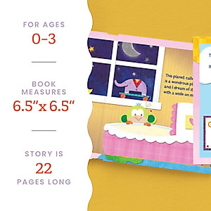 I See Me! Hello World! - Personalized Children's Story (Pink Board Story 6.5" x6.5)