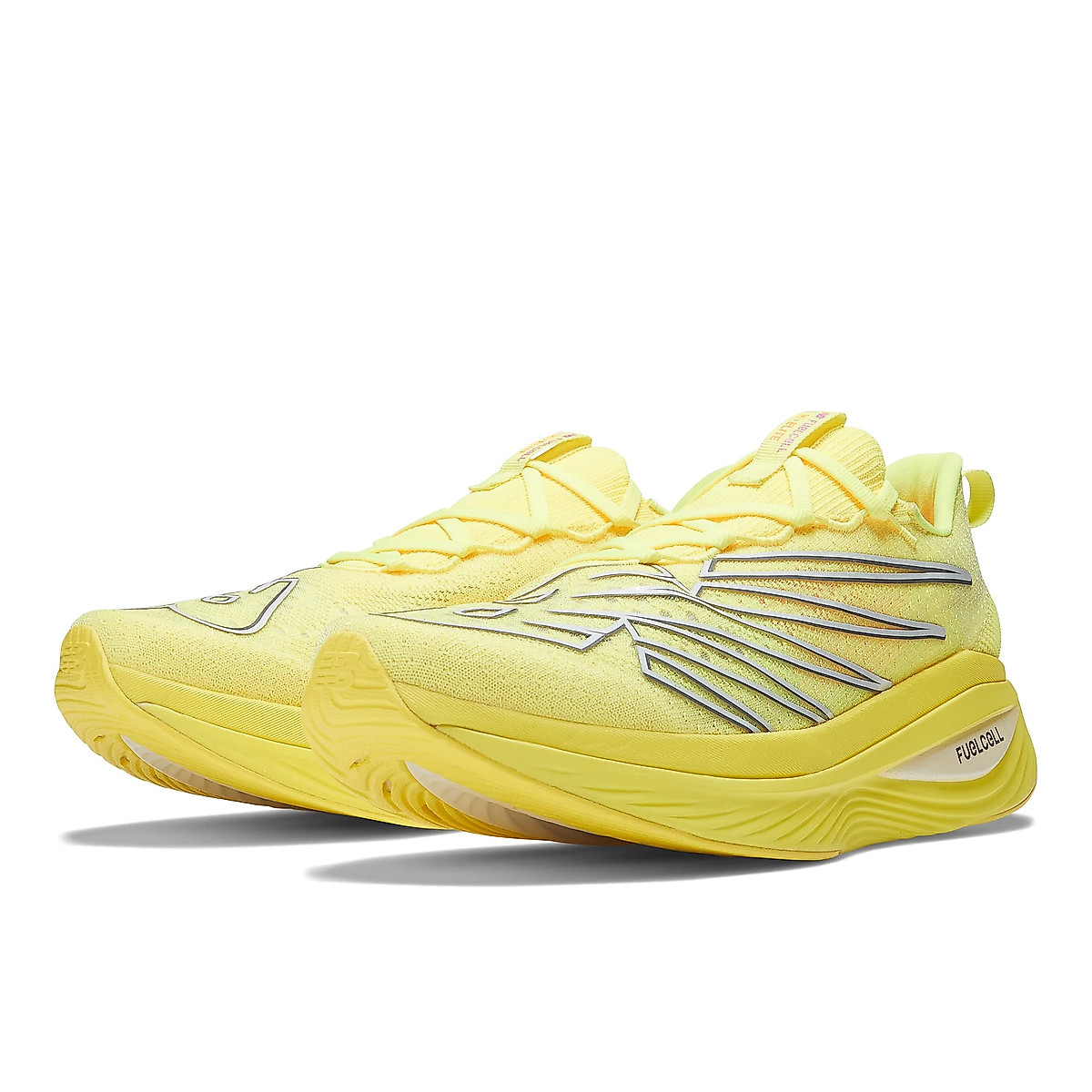New Balance Men's FuelCell SuperComp Elite v3 Running Shoe, Cosmic Pineapple/White Iridescent, 11.5 Medium