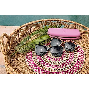 Peepers by PeeperSpecs Women's Poolside Polarized Sunglasses Square, Black, No Correction