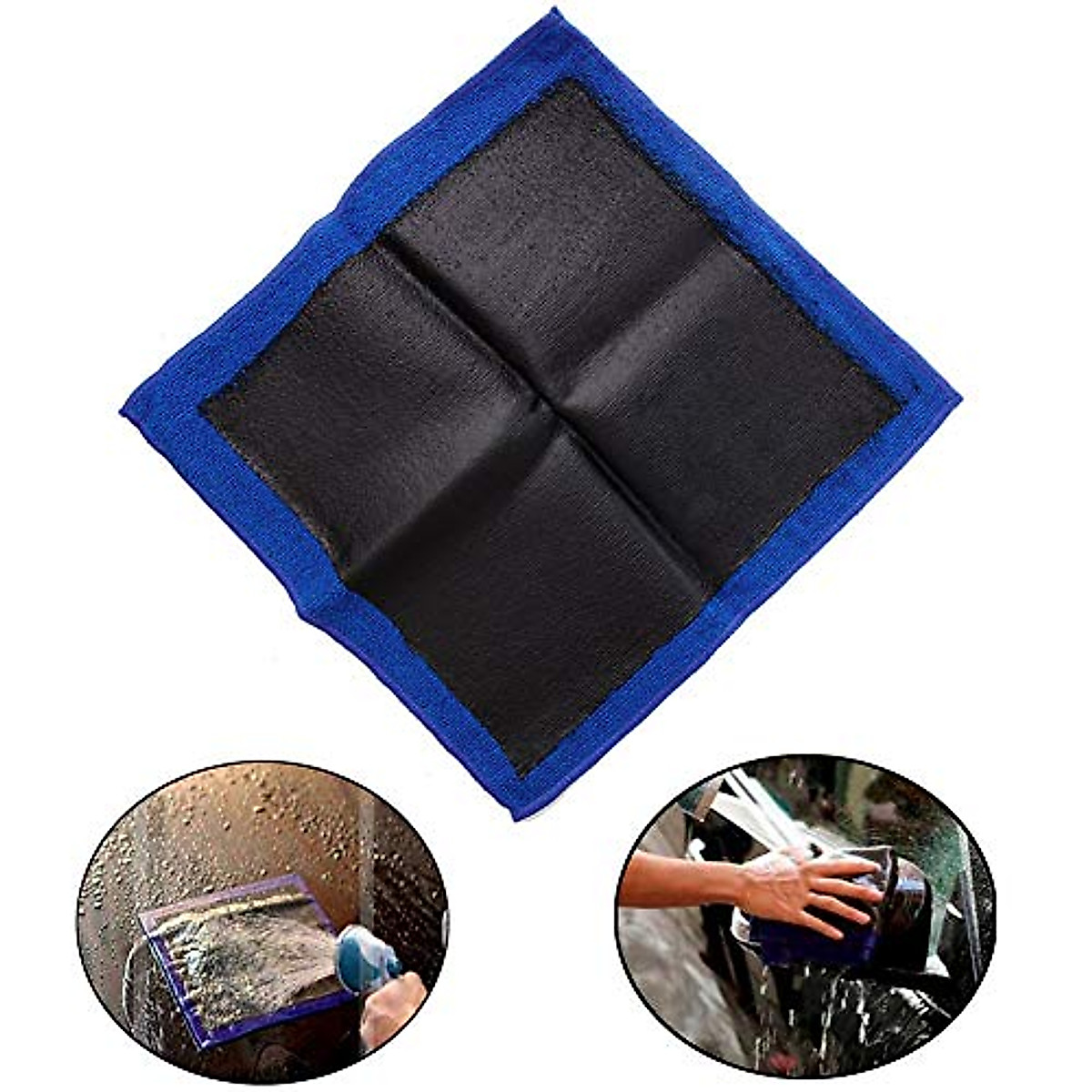 VANANA Magic Clay Towel, Microfiber Claying Mitte Towel Cloth, Clay Bar Towel, Fine Grade Auto Detailing Clay Towel Surface Pre Clay Towel for Car Care