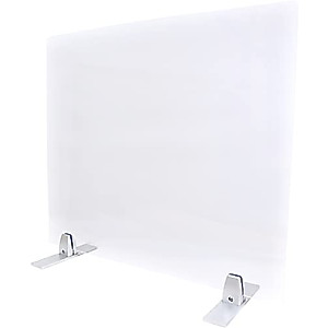 Plexiglass Table Top Sneeze Guard – Desk Divider for Students, Office, Transactions – Acrylic Shield | (24" x 36")