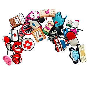 Shoe Charms for Kids Girls Teens, Kawaii Charms for Clog Sandals Bracelets Decoration Party FavorShoe Charms for Kids Girls Teens, Plastic, stabilized turquoise