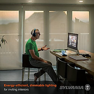 Sylvania LED BR30 Light Bulb, 65W = 8W, 3 CCT Select (2700K / 3000K / 5000K), 13 Year, Dimmable, 650 Lumens, Energy Star - 1 Pack (41382)