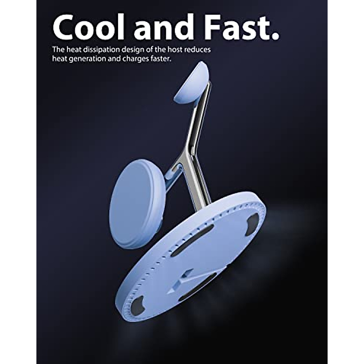 ZECHIN 3-in-1 Charging Station with Apple MFi Certification, Wireless Charging Station for iPhone 13, 12, Pro, Pro Max, Mini, AppleWatch and AirPods, Wireless Chargers Support Fast Charging