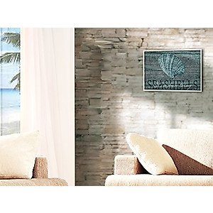 Stupell Home Décor It's A Shore Thing Seashell Rectangle Wall Plaque, 10 x 0.5 x 15, Proudly Made in USA