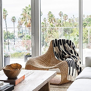 TEXBOOK Couches for Living Room Outdoor Rattan Sofa Simple Leisure Courtyard Hotel Balcony Creative Rattan Chair Sofa Indoor Leisure Chair Sofa Chair (Color : A)