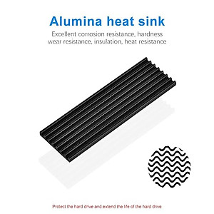 ELUTENG M.2 SSD Heatsink for PS5 / PC Easy Installation Heat Sink M2 SATA NVME Cooling Sink with 4 Thermal Silicone Pads M.2 SSD Cooler Set Heat Reduction for 2280 WD SanDisk Crucial Kingston Samsung