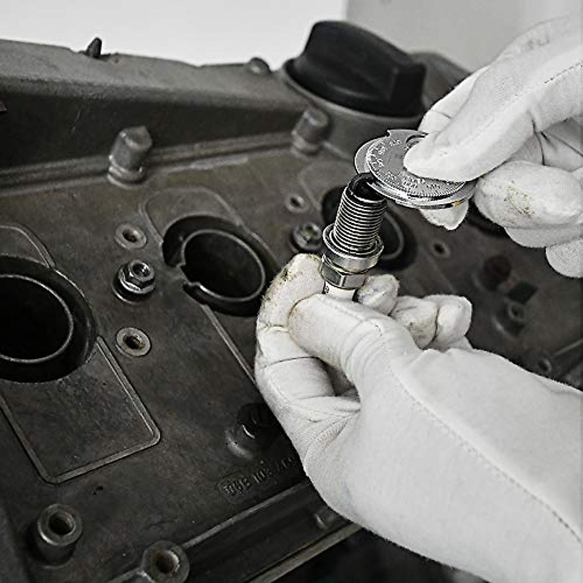 Spark Plug Gap Gauge - Spark Plug Gap Measuring Tool Scaled from .020" to .100"