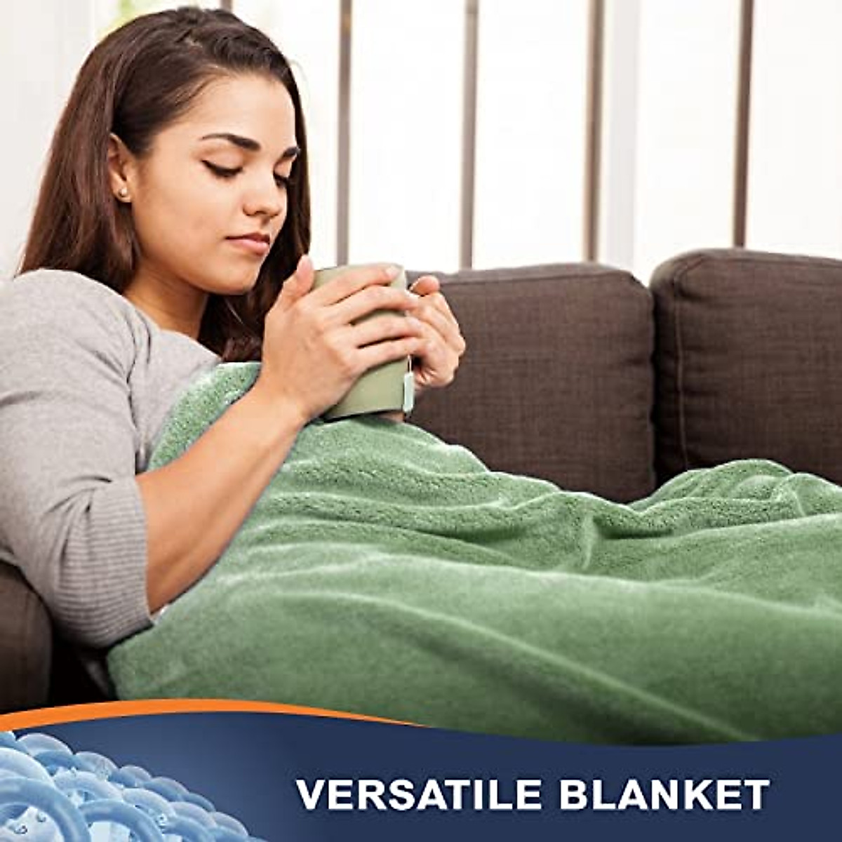 Walensee Fleece Blanket Plush Throw Fuzzy Lightweight (Throw Size 50x60 Sage Green) Super Soft Microfiber Flannel Blankets for Couch, Bed, Sofa Luxurious Warm and Cozy for All Seasons