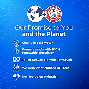 Arm & Hammer Plus OxiClean 5-in-1 Laundry Detergent Power Paks, 42 Count (Packaging may vary)