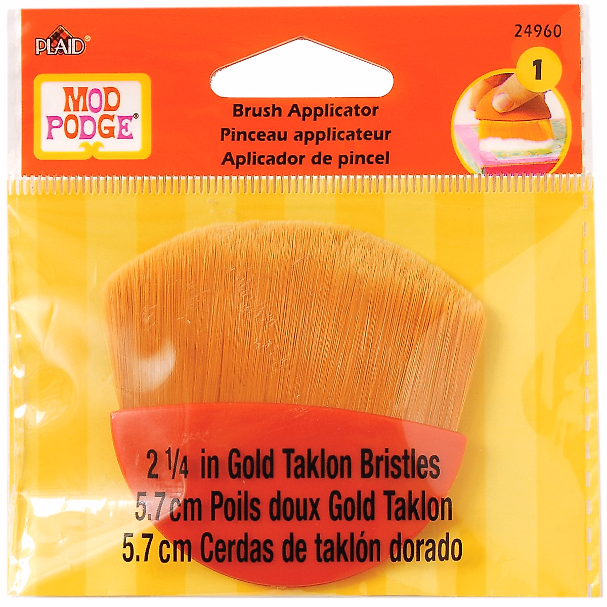 Mod Podge Puzzle Saver (8-Ounce), CS15068 & Podge Paint Brush Applicator, 24960 2.25-Inch