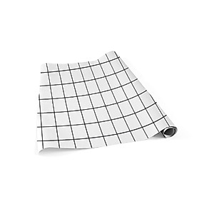 My Little Nest Wrapping Paper Rolls for Birthday Holiday Black and White Square Christmas Gift Wrapping Paper 3 Rolls-23 x 58 inch Per roll