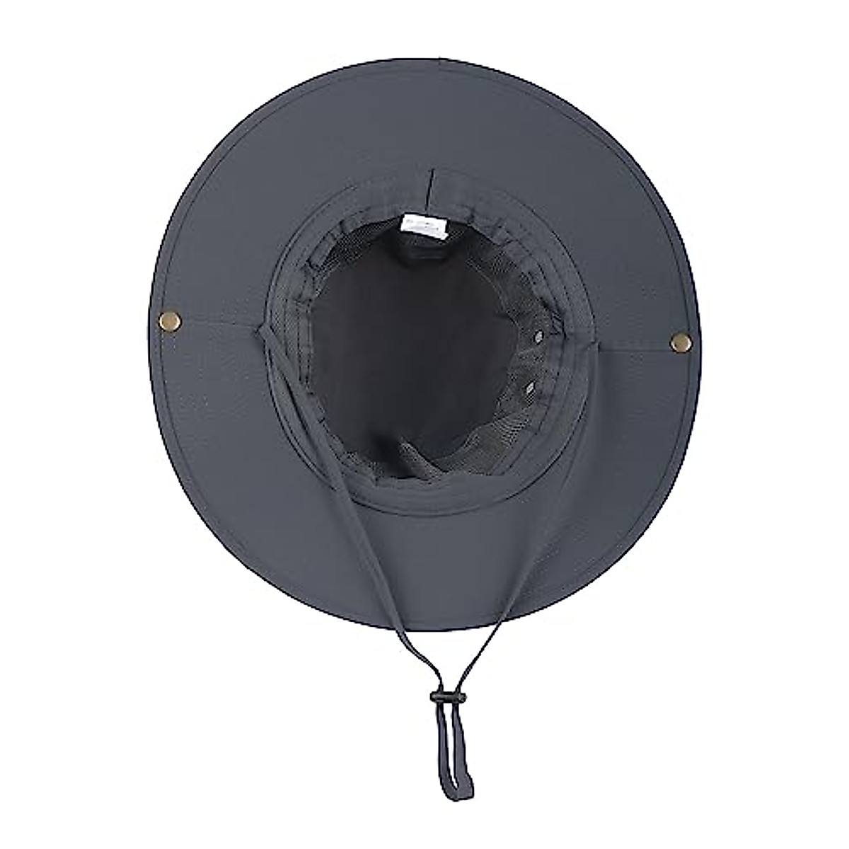 Zylioo 2XL Oversized Summer Boonie Hats,Adjustable Fishing Sun Hat for Big Heads,Large Lightweight Cooling Hat Dark Gray