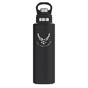 Tervis Air Force Logo Engraved on Onyx Shadow Insulated Tumbler 40oz Wide Mouth Bottle Stainless Steel