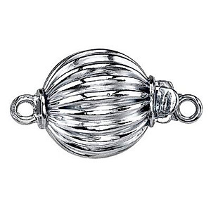 The Pearl Source 14K Gold 7-8mm AAA Quality Round White Freshwater Cultured Pearl Bracelet for Women