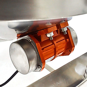 Taishi Commercial Automatic Electric Sifter Shaker Machine,Vibrating Flour Sifter with 19.6" 80 Mesh Sieve Screen for Baking Powder Grain Particles Food Industrial Processing, 110V